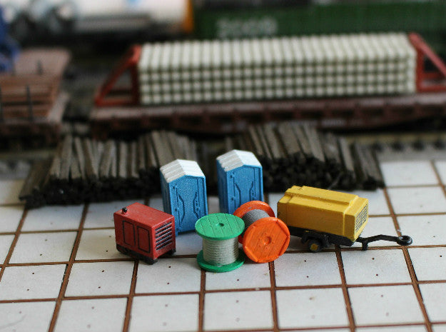 N Scale Construction Site Details – Ngineer
