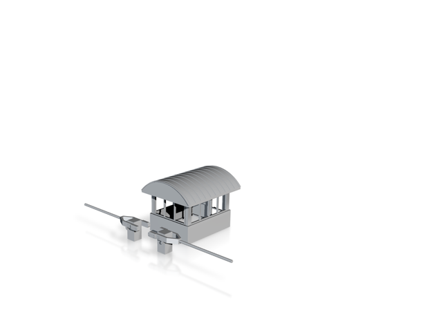 N Scale Guard House 2 – Ngineer